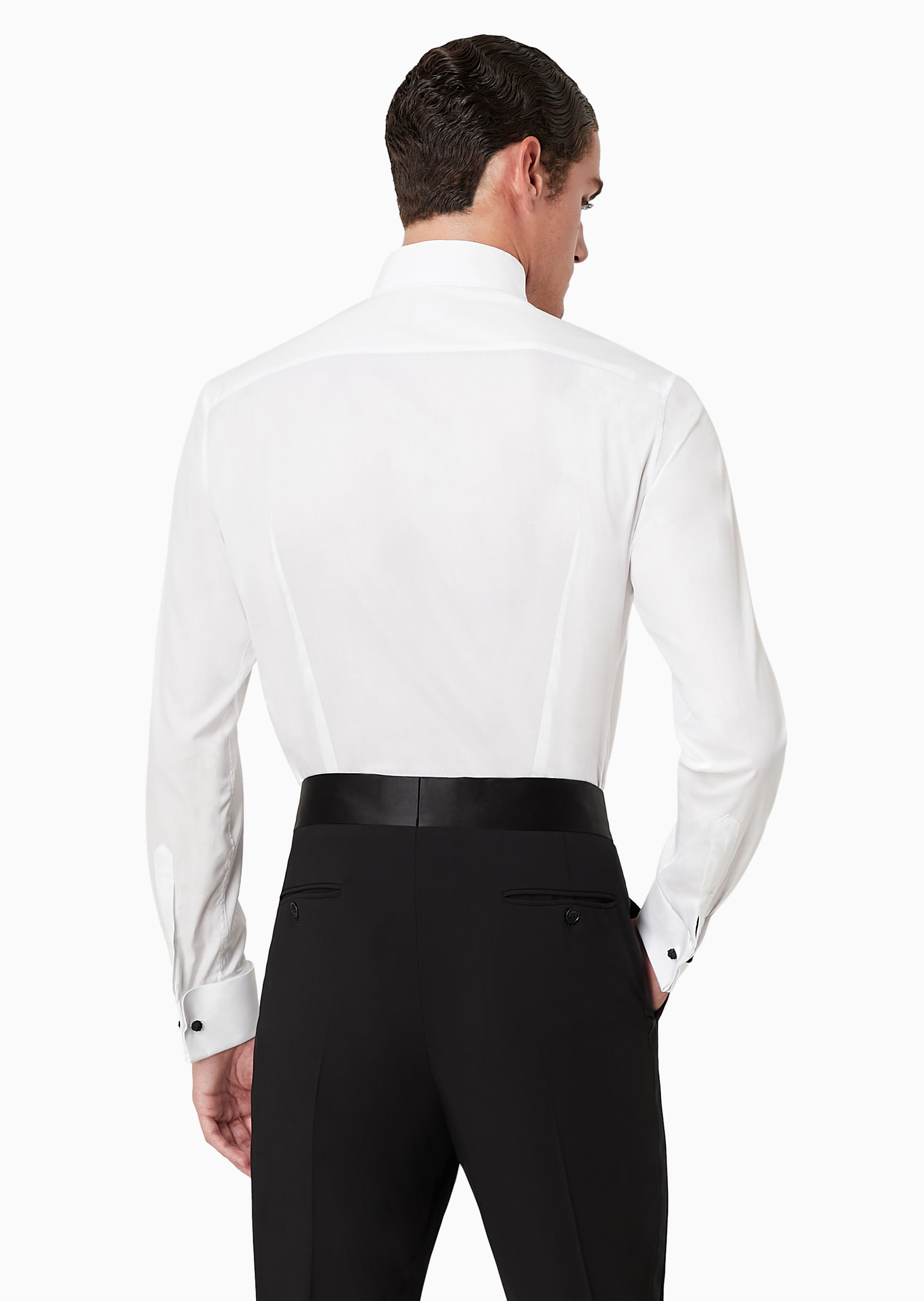 Camisa Smoking de Algodão | Giorgio Armani - Armani