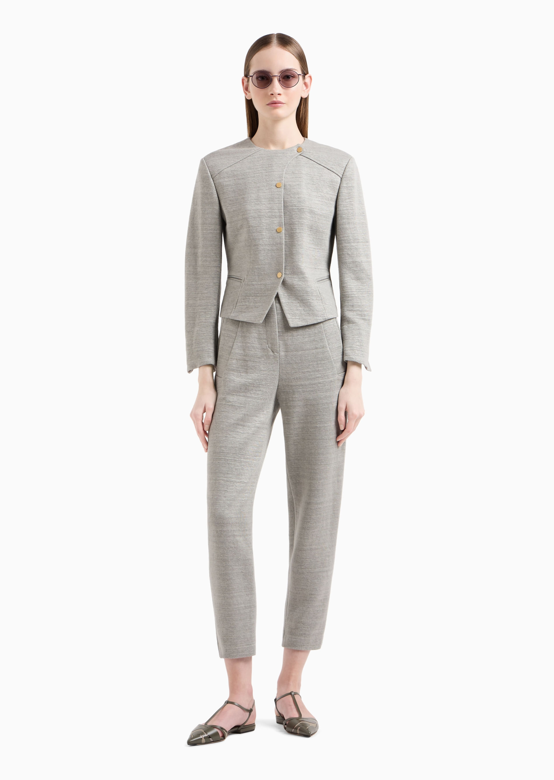 Blazer de Jersey | Giorgio Armani Feminino - Armani